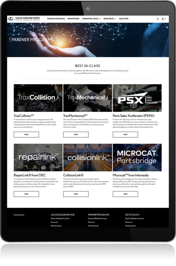 GET READY FOR A POWERFUL NEW WEBSITE — Lexus Win
