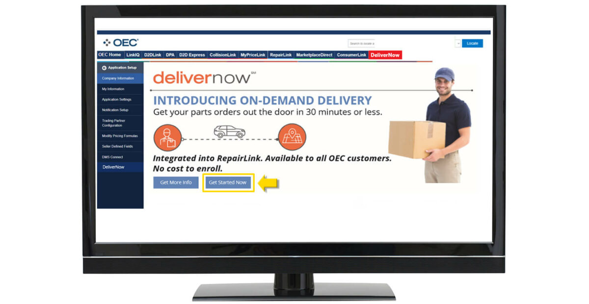 DELIVERNOW THROUGH REPAIRLINK — Lexus Win